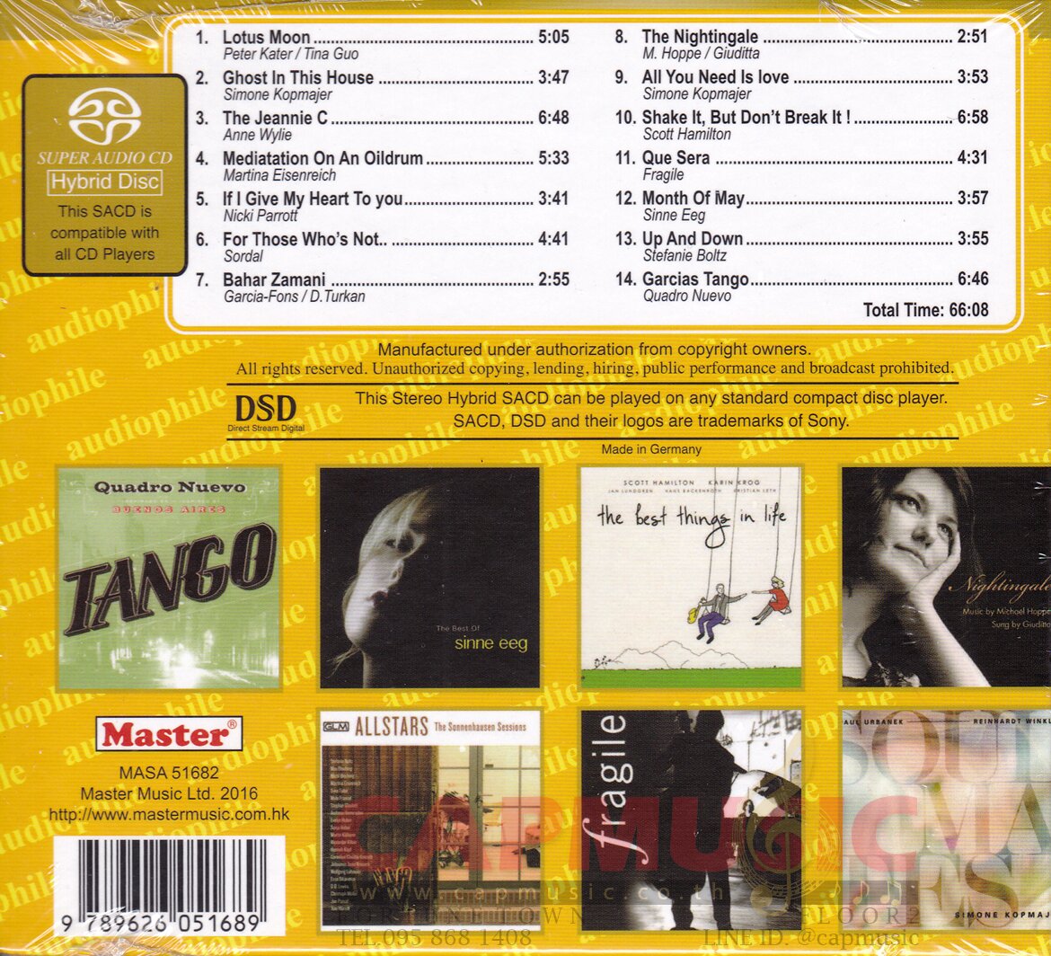 SACD Various Artists | Master Superior 2016 (Hybrid/Stereo) - CAPMUSIC