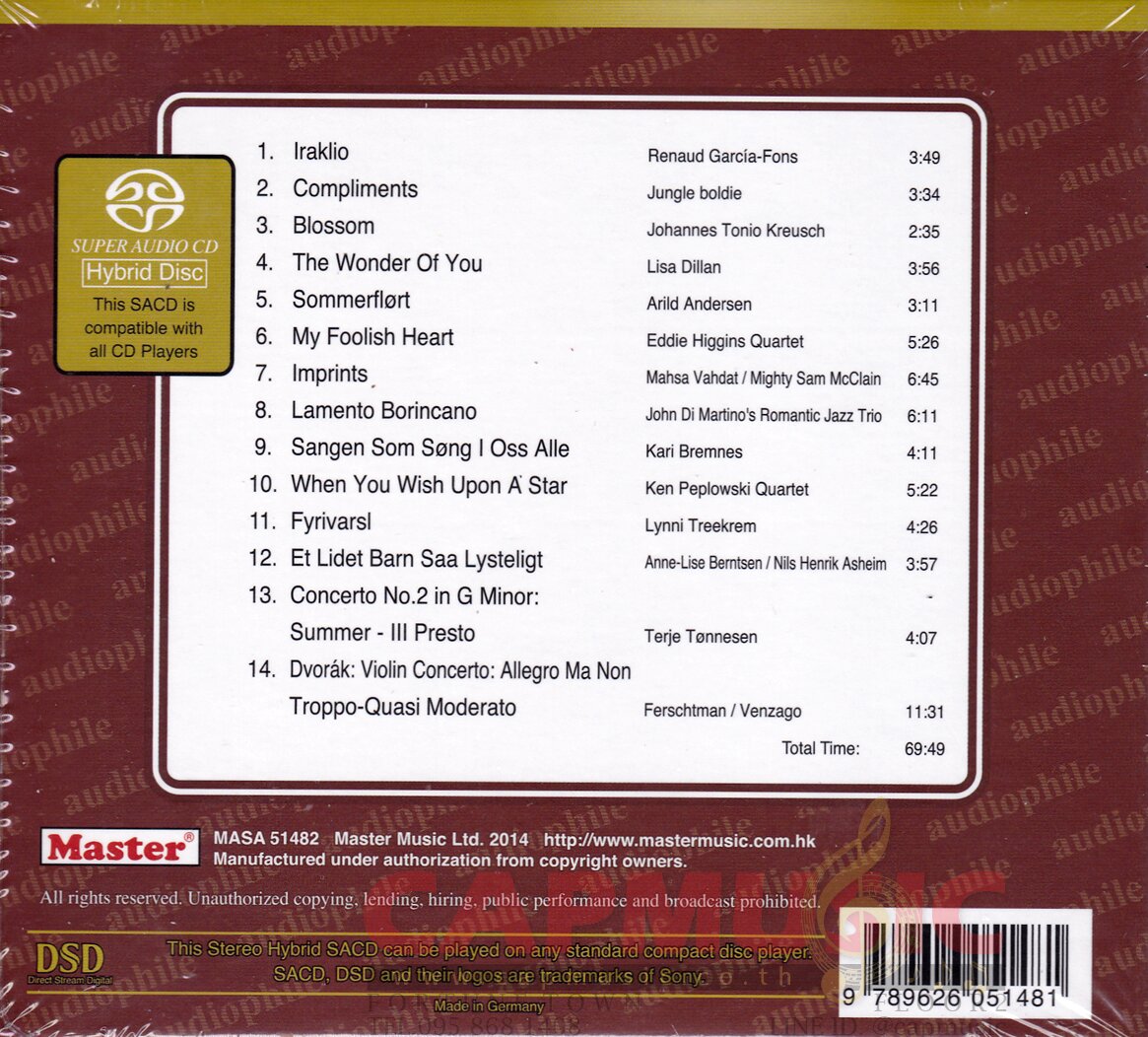 SACD Various Artists | Master Superior 2014 (Hybrid/Stereo) - CAPMUSIC