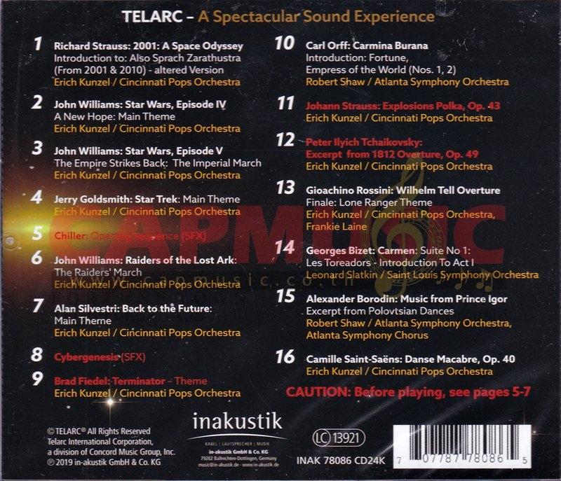 CD Various Artists | Telarc A Spectacular Sound Experience (24K Gold CD ...