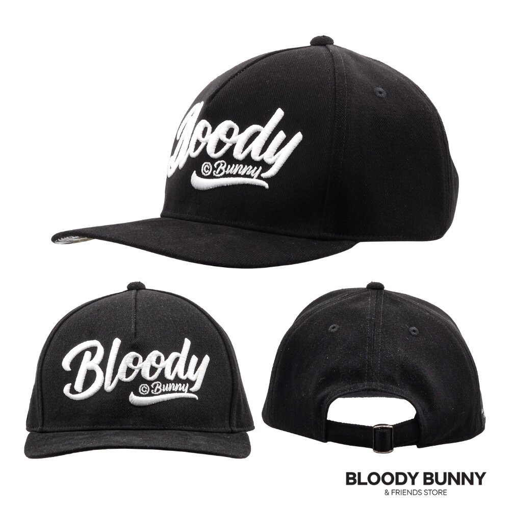 BLOODY BUNNY (GRAPHIC BOMB / BLACK) BASEBALL CAP - BLOODY BUNNY STORE