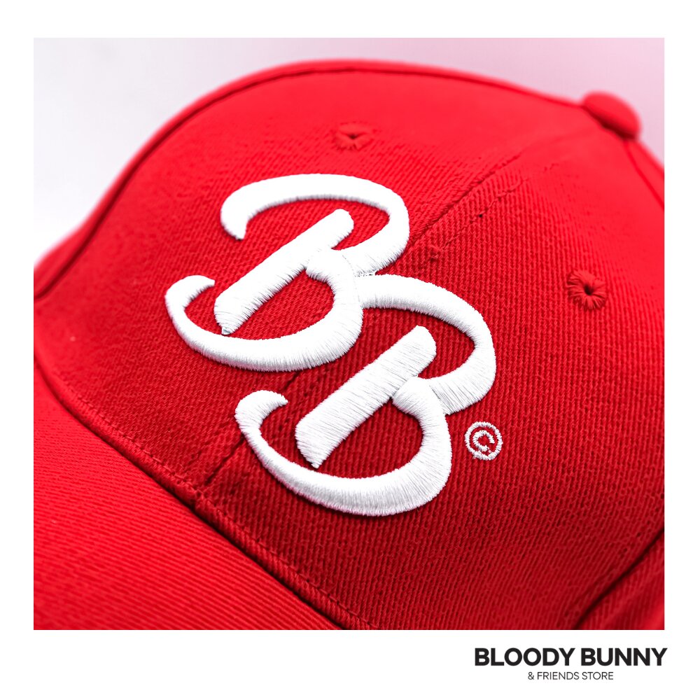 BLOODY BUNNY (CLASSIC BB / RED) CAP - BLOODY BUNNY STORE