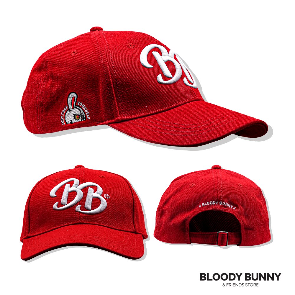 BLOODY BUNNY (CLASSIC BB / RED) CAP - BLOODY BUNNY STORE