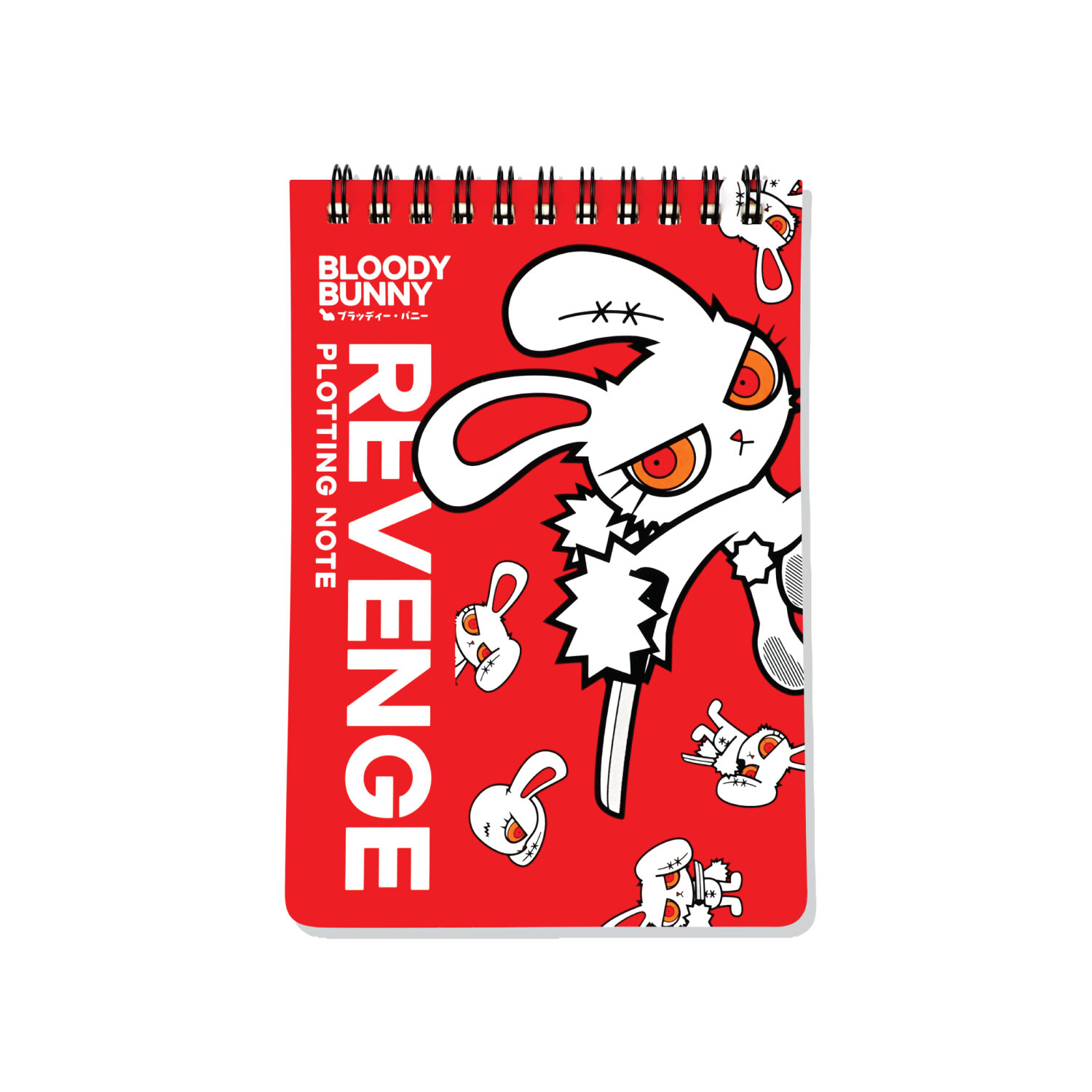 BLOODY BUNNY FLIP NOTE A6 (REVENGE / RED) - BLOODY BUNNY STORE