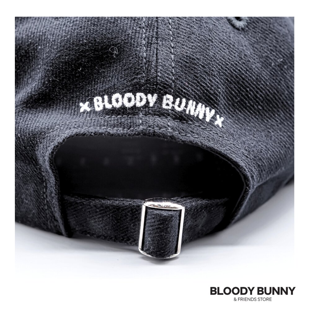BLOODY BUNNY (CLASSIC BB / BLACK) CAP - BLOODY BUNNY STORE