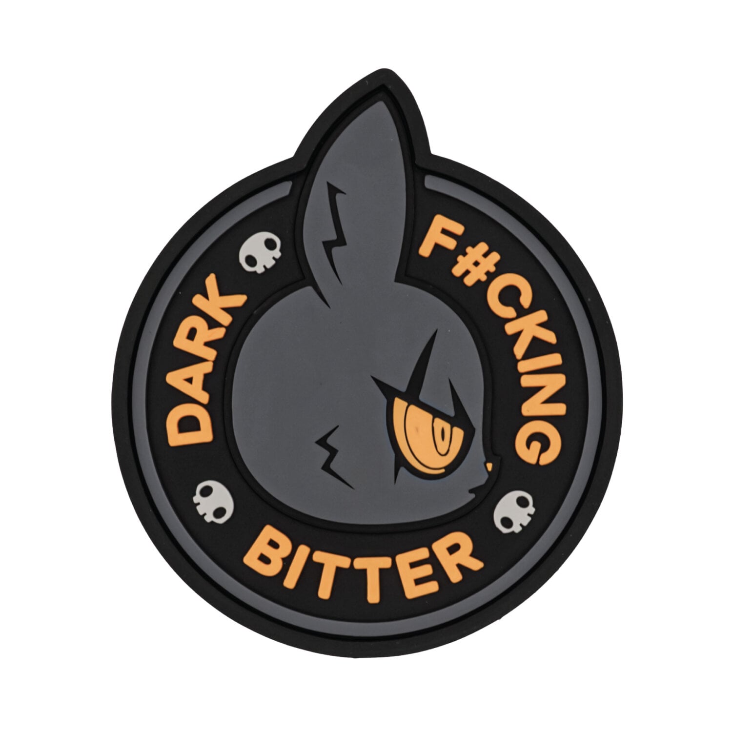 DARK RABBIT (BITTER/BLACK) COASTER - BLOODY BUNNY STORE