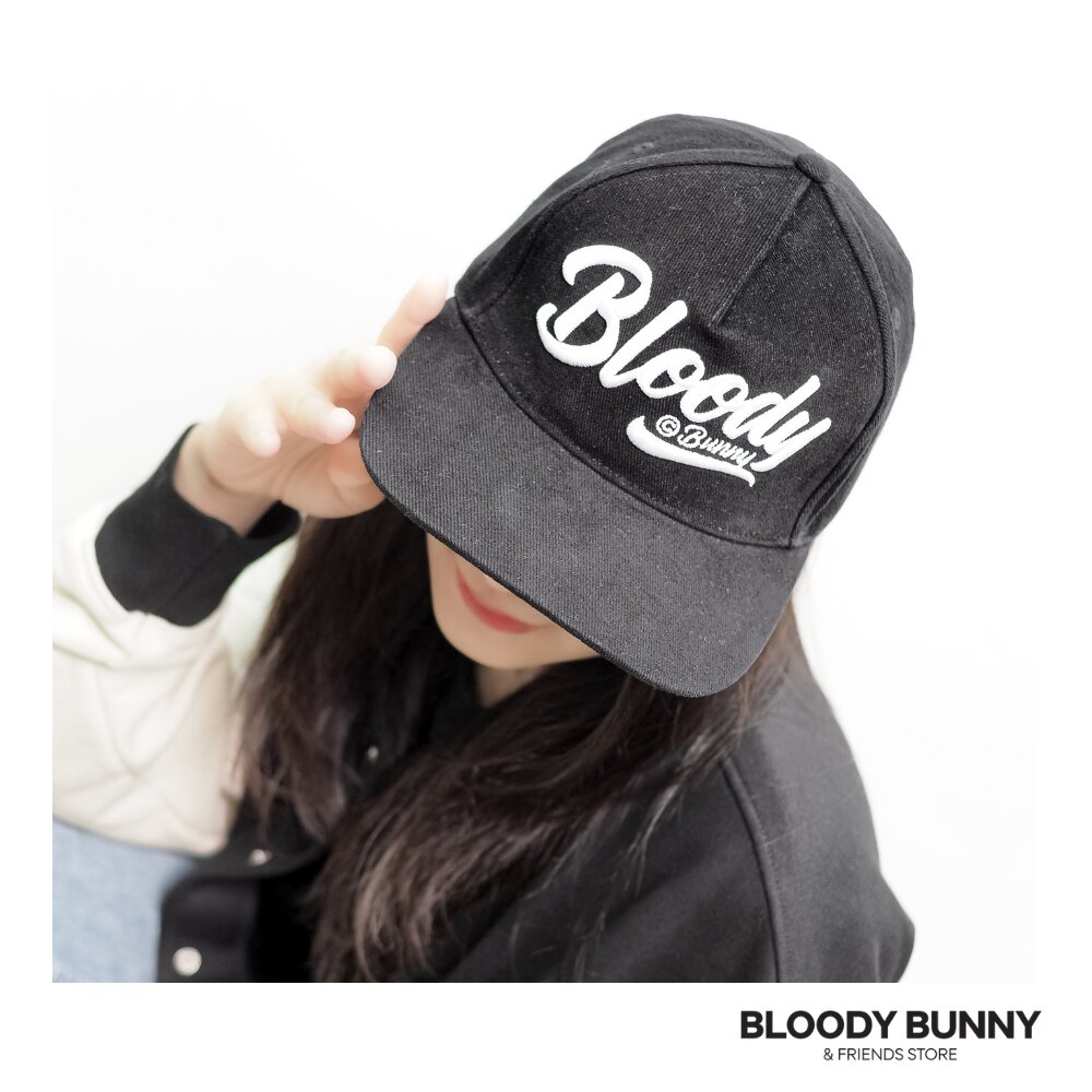 BLOODY BUNNY (GRAPHIC BOMB / BLACK) BASEBALL CAP - BLOODY BUNNY STORE