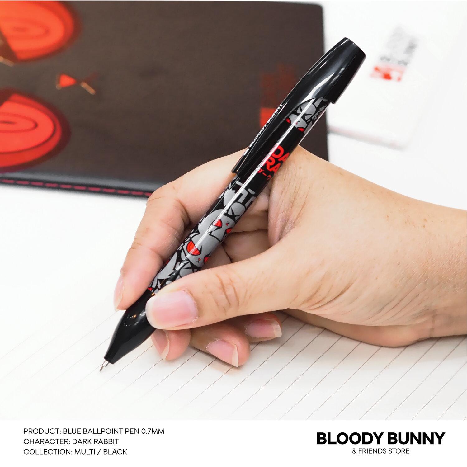 SET: BLOODY BUNNY BALLPOINT PEN 0.7MM (PACKx6) - BLOODY BUNNY STORE