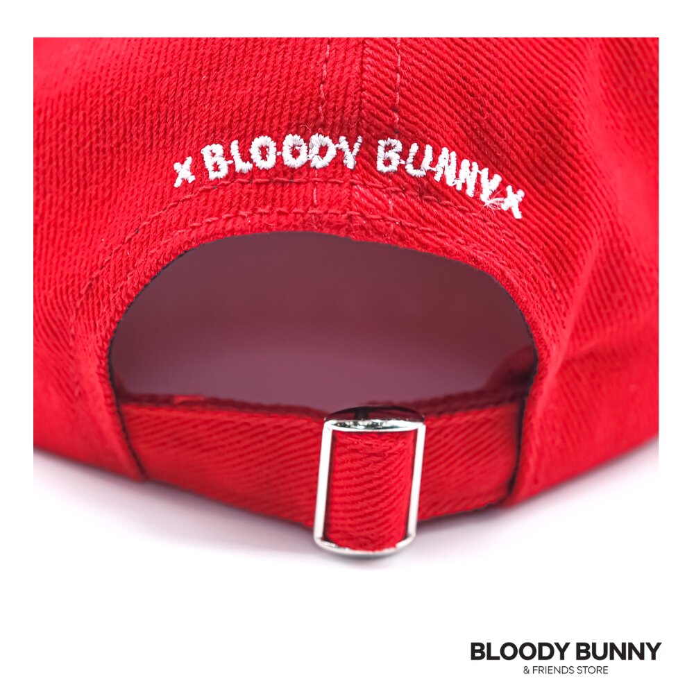 BLOODY BUNNY (CLASSIC BB / RED) CAP - BLOODY BUNNY STORE