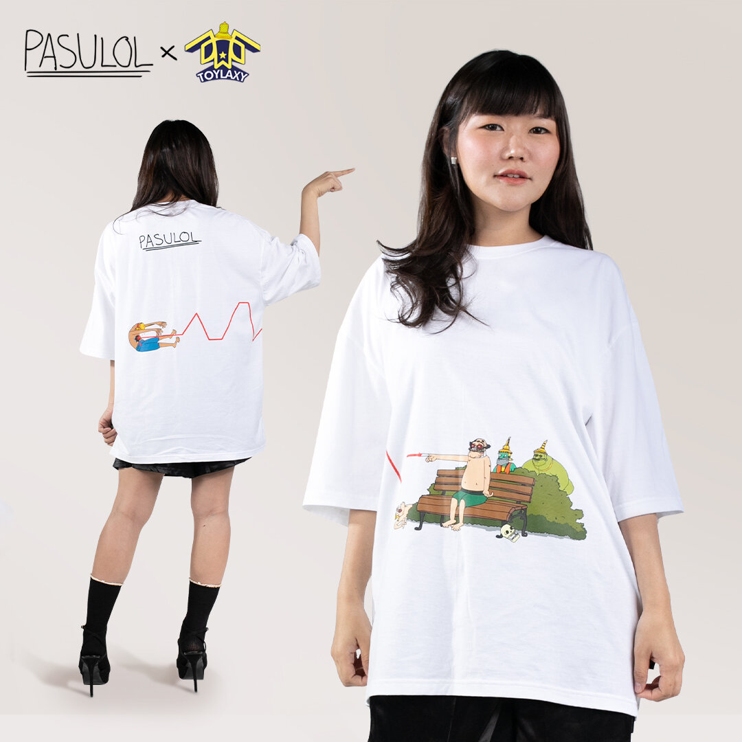 [พร้อมส่ง!!!] Pasulol Oversize T-Shirt 'นนทกชี้ตาย' Collection 02 ...