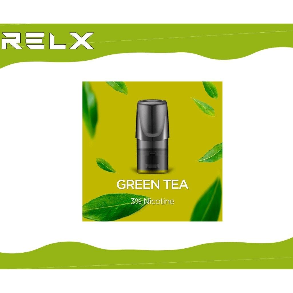 POD RELX Green Tea FLAVOR NIC3 0 1 3 VapeComplex pod-relx-green-tea-flavor-nic3-0-1-3-vapecomplex