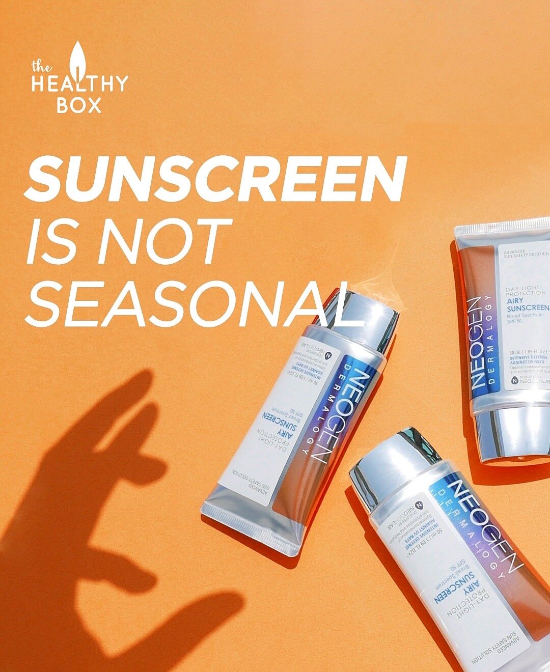 Neogen Airy Sunscreen, SPF 50 - The Healthy Box