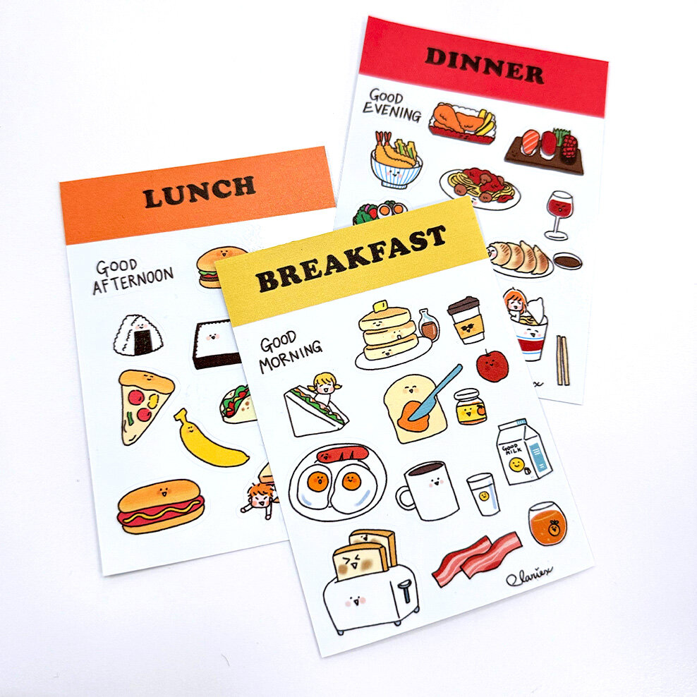 Foodie Stickers A7 size - SLO & Co.