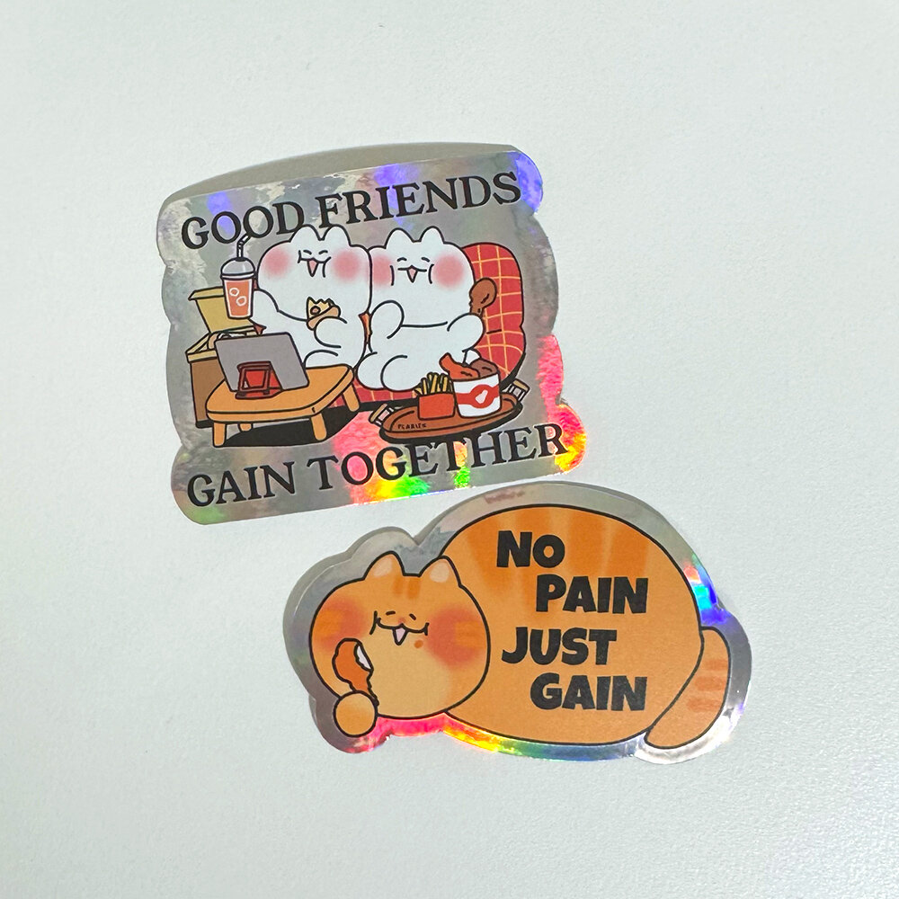 Only Gains Hologram Sticker - SLO & Co.