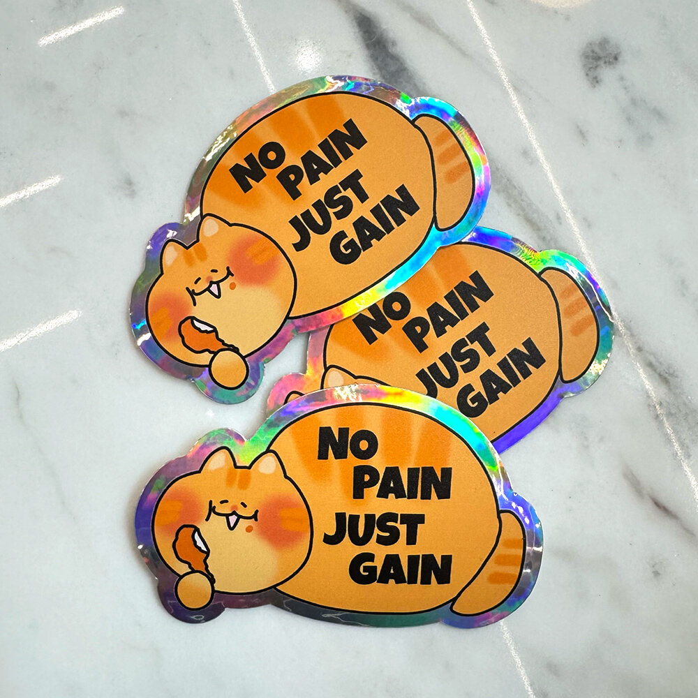 Only Gains Hologram Sticker - SLO & Co.