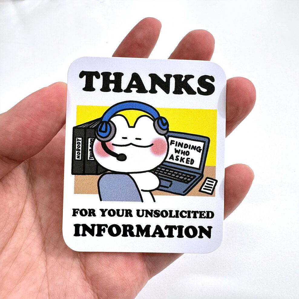 Thanks for your unsolicited information - SLO & Co.