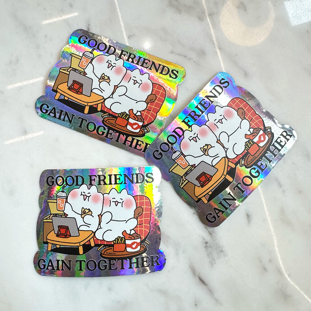 Only Gains Hologram Sticker - SLO & Co.