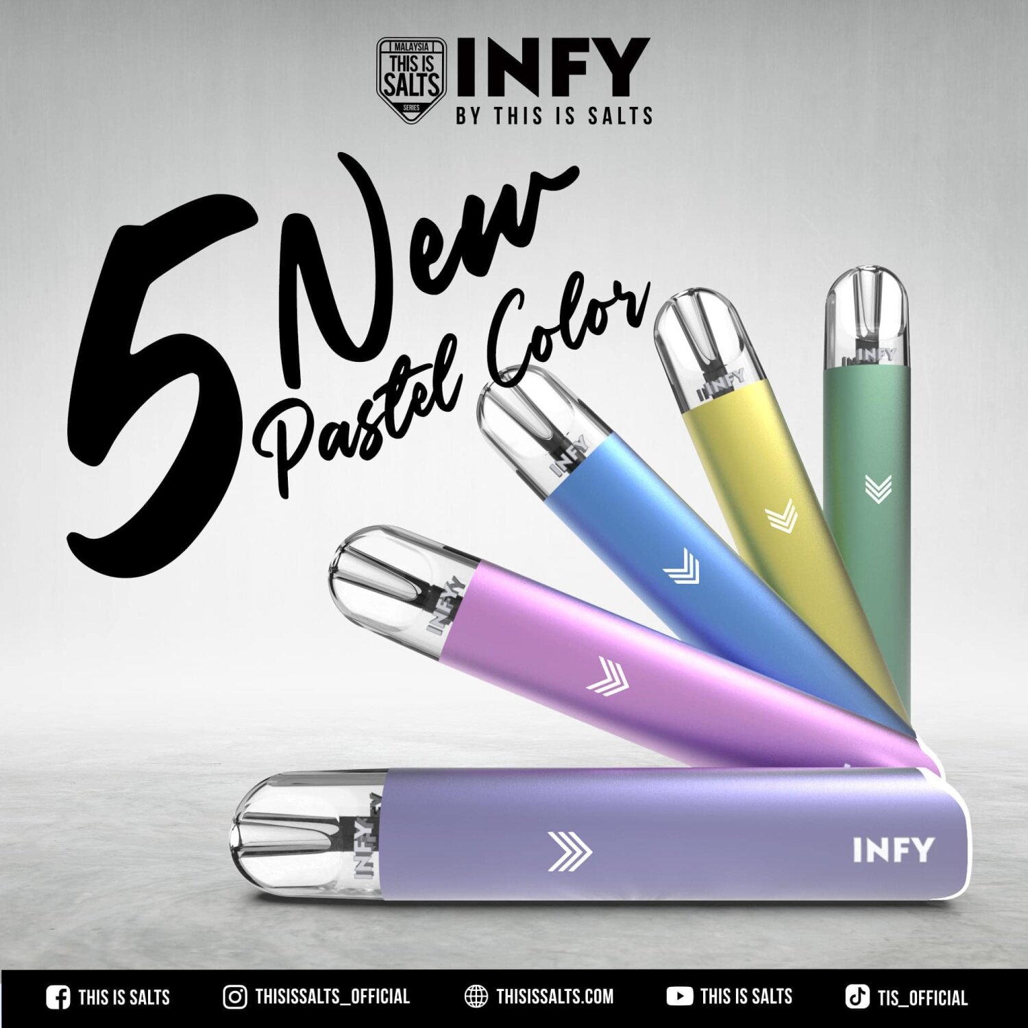 INFY POD Device by This is Salts - New Pastel Color - Thaivapes ขาย ...