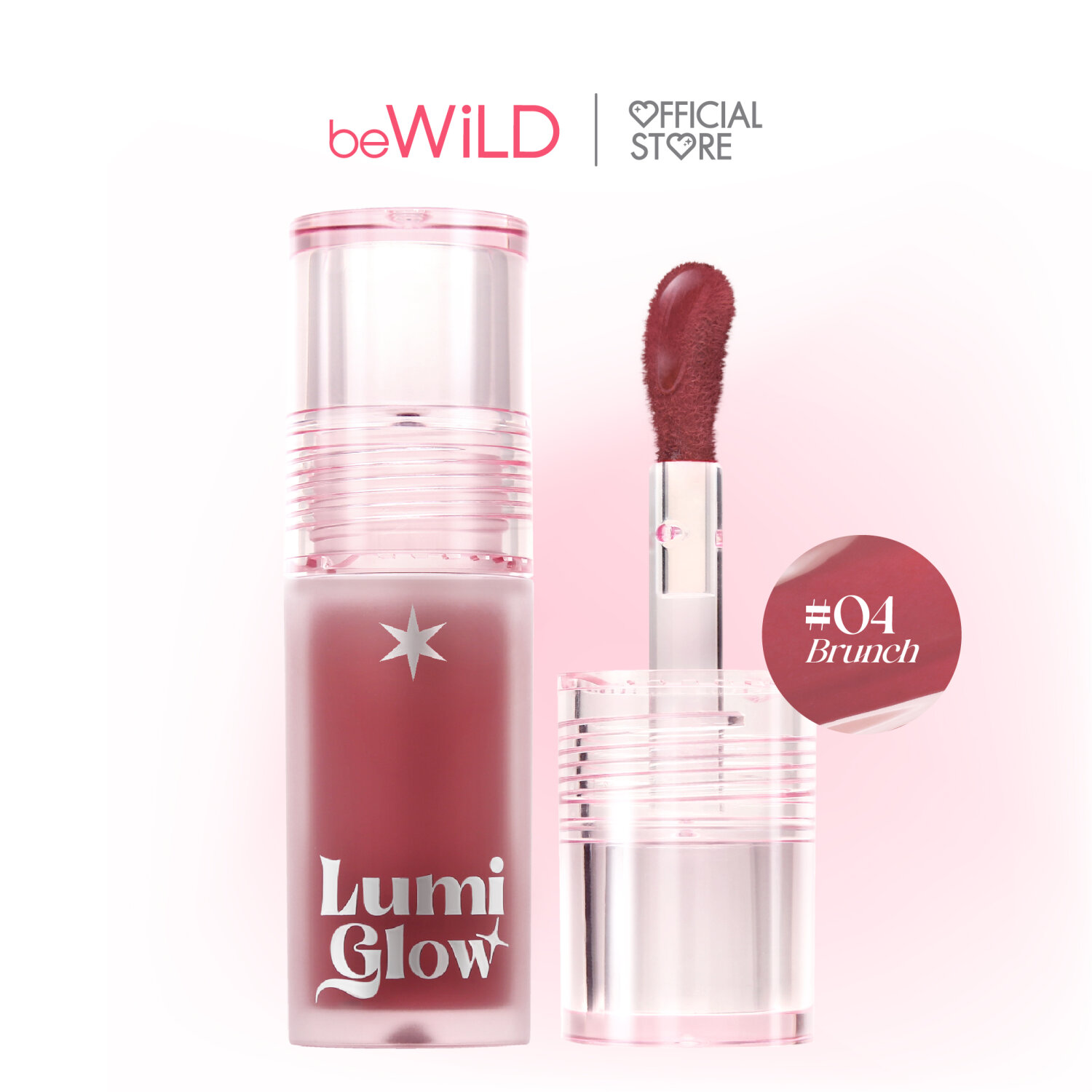 beWiLD Lumi Glow Lip ลิปทิ้นท์ออย สีชัด ติดทน ลิปฉ่ำวาว - beWiLD Cosmetics