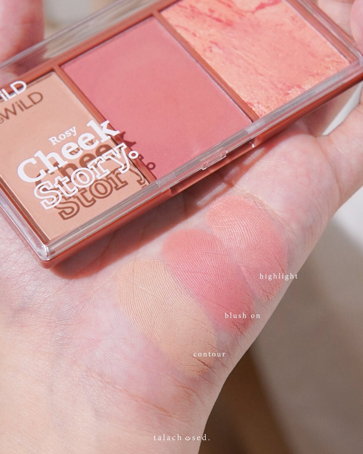 beWiLD Cheek Story 3IN1 Blush palette - beWiLD Cosmetics