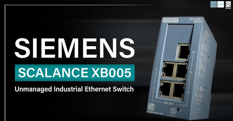 UNBOXING: SIEMENS Scalance XB005 Industrial Unmanaged Ethernet Switch ...