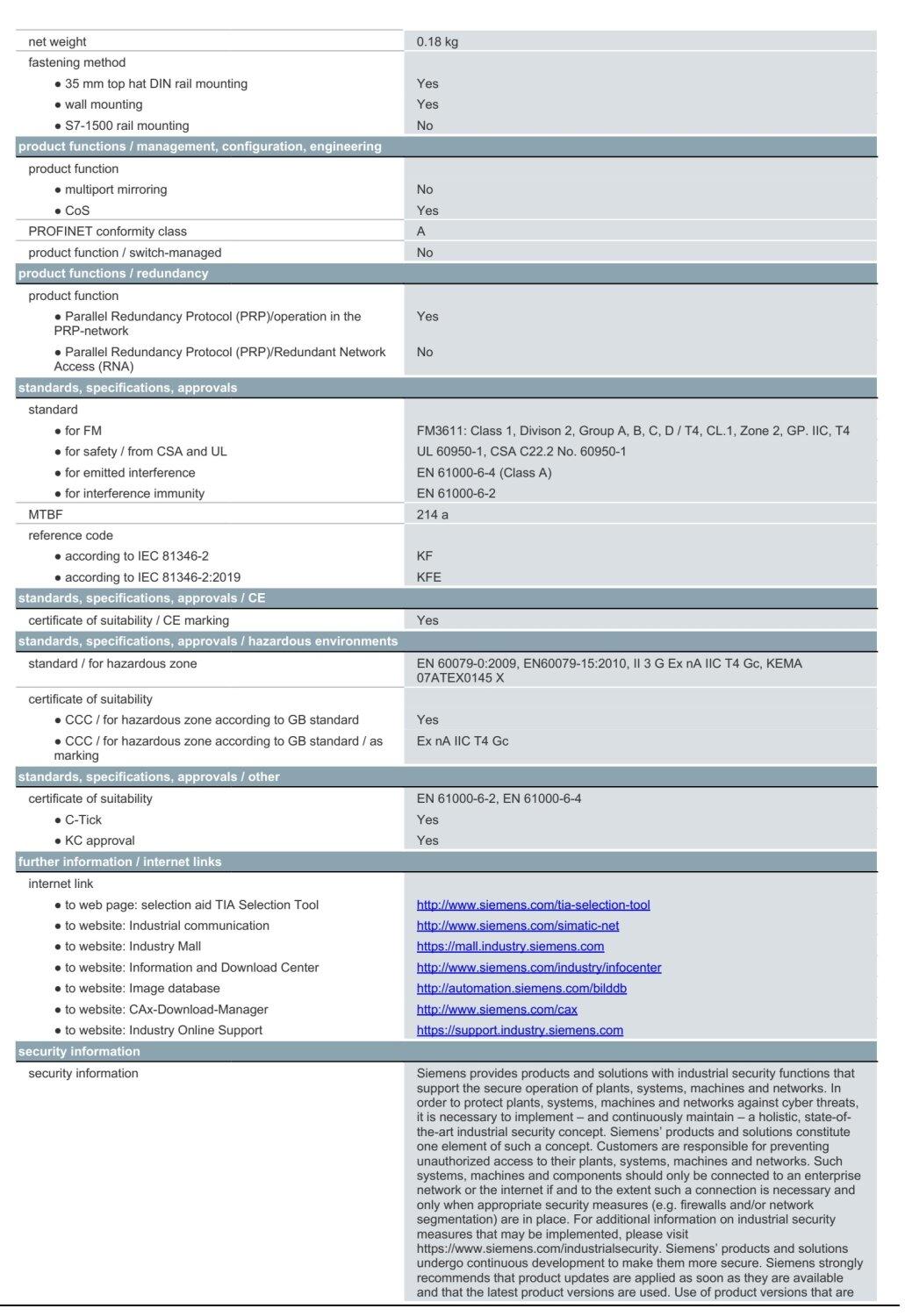 SCALANCE XB008 (6GK5008-0BA10-1AB2) - IBCON