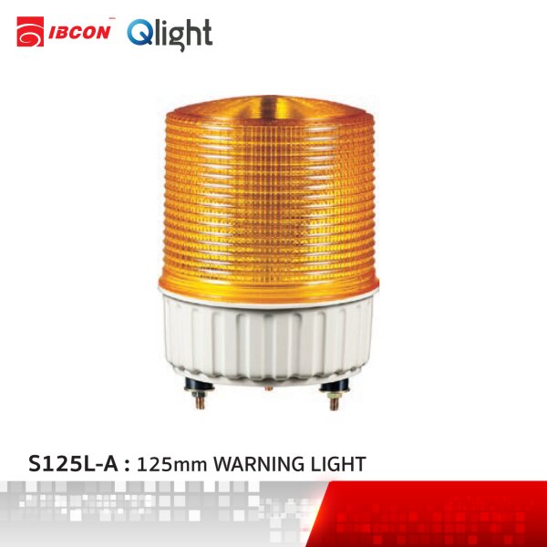 [ S125L ] Ø125mm LED Steady/Flashing Signal Light - IBCON