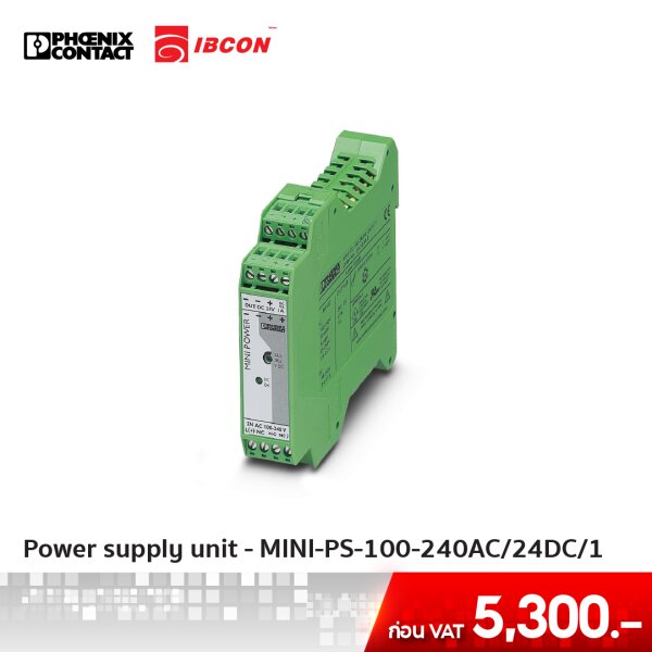 Phoenix Contact : Power supply 24V 1A (2938840) - IBCON