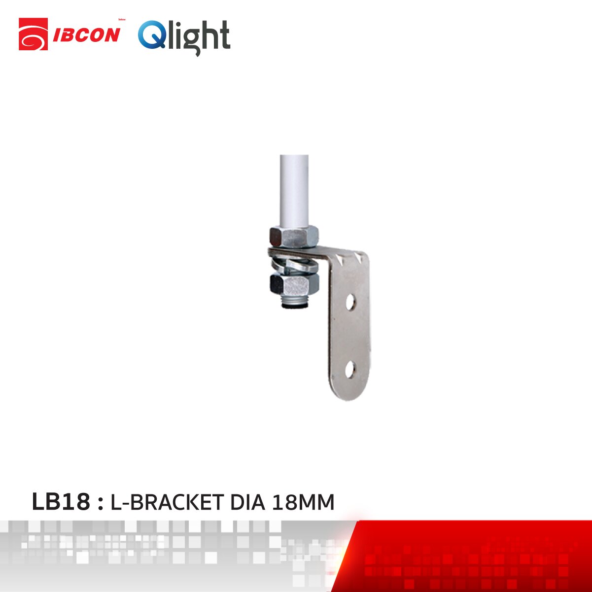 [LB18] Mounting bracket for Ø50mm modular LED tower light - IBCON