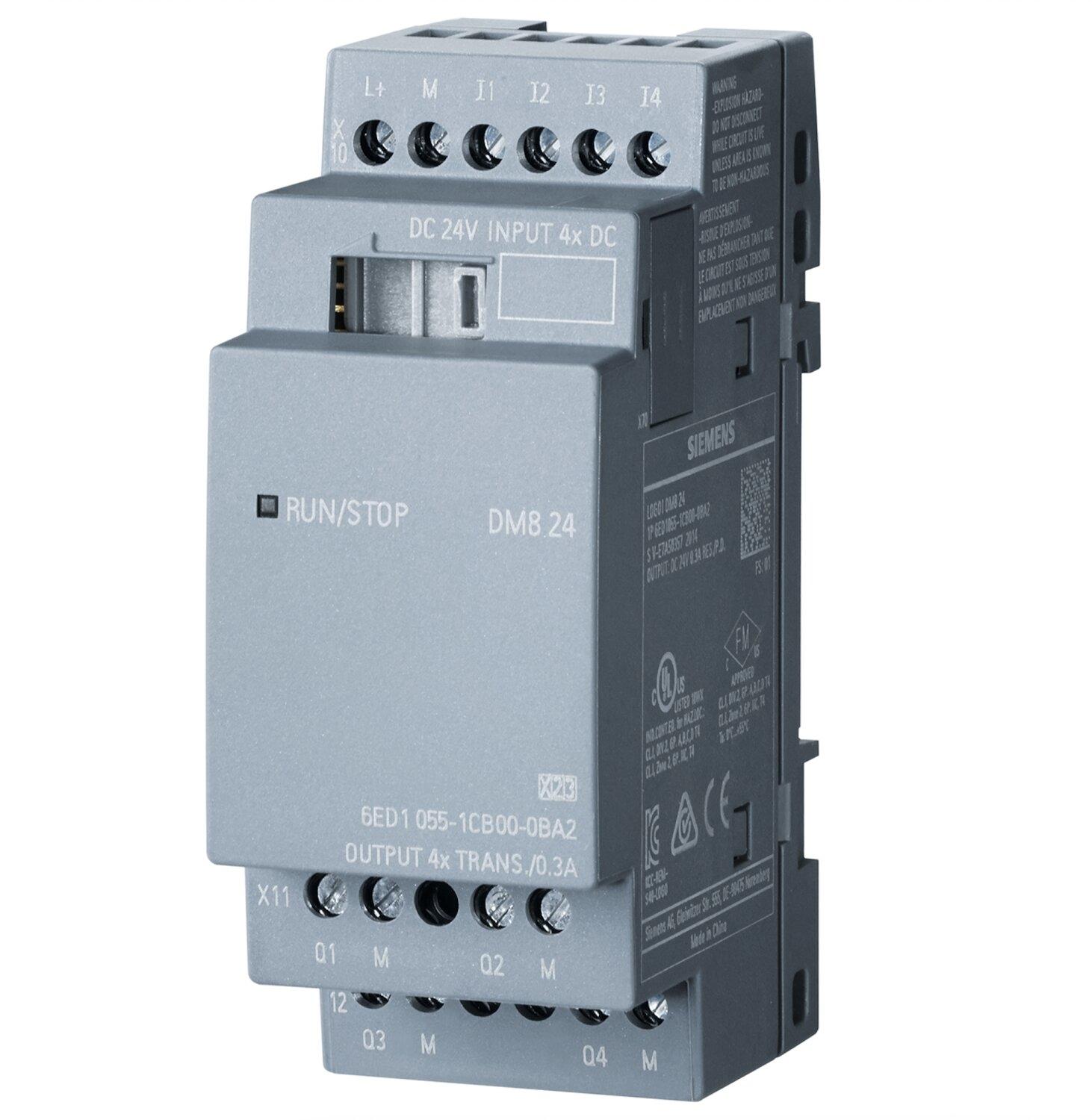 LOGO! DM8 24 expansion module (6ED1055-1CB00-0BA2) - IBCON