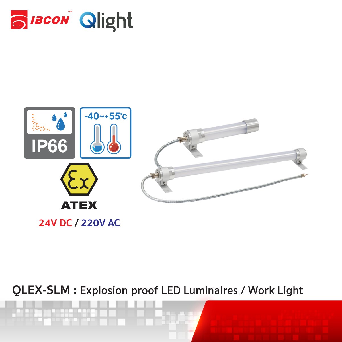 [QLEX-SLM] Explosion proof LED Luminaires - IBCON