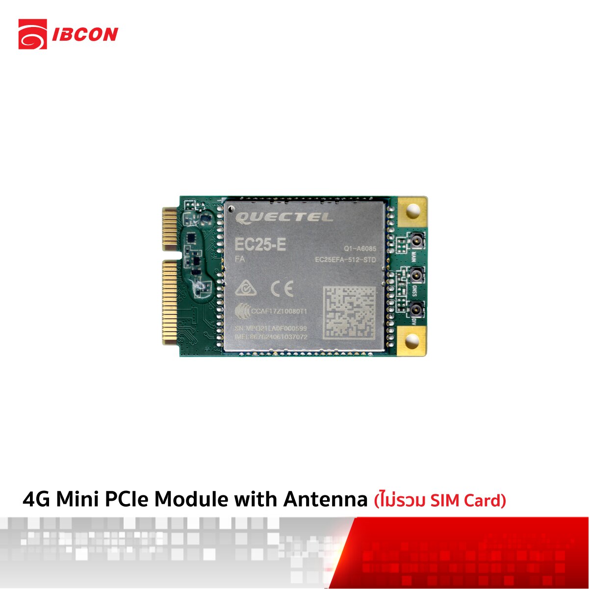 [SET] 4G Mini PCIe Module with Antenna - IBCON