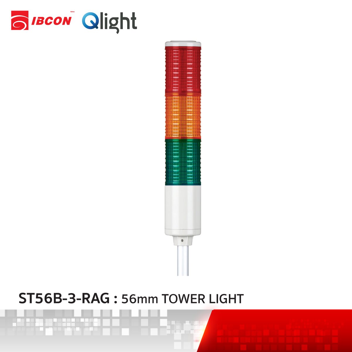 [ST56B] Ø56mm Pole Mount Type Bulb Steady Tower Lights - IBCON