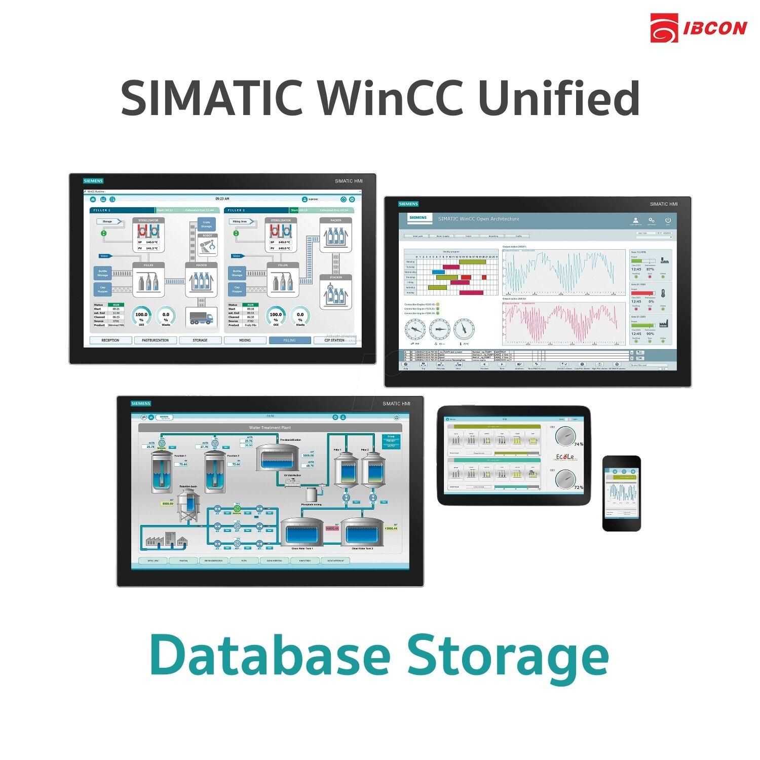 SIMATIC WinCC Unified Database Storage - IBCON