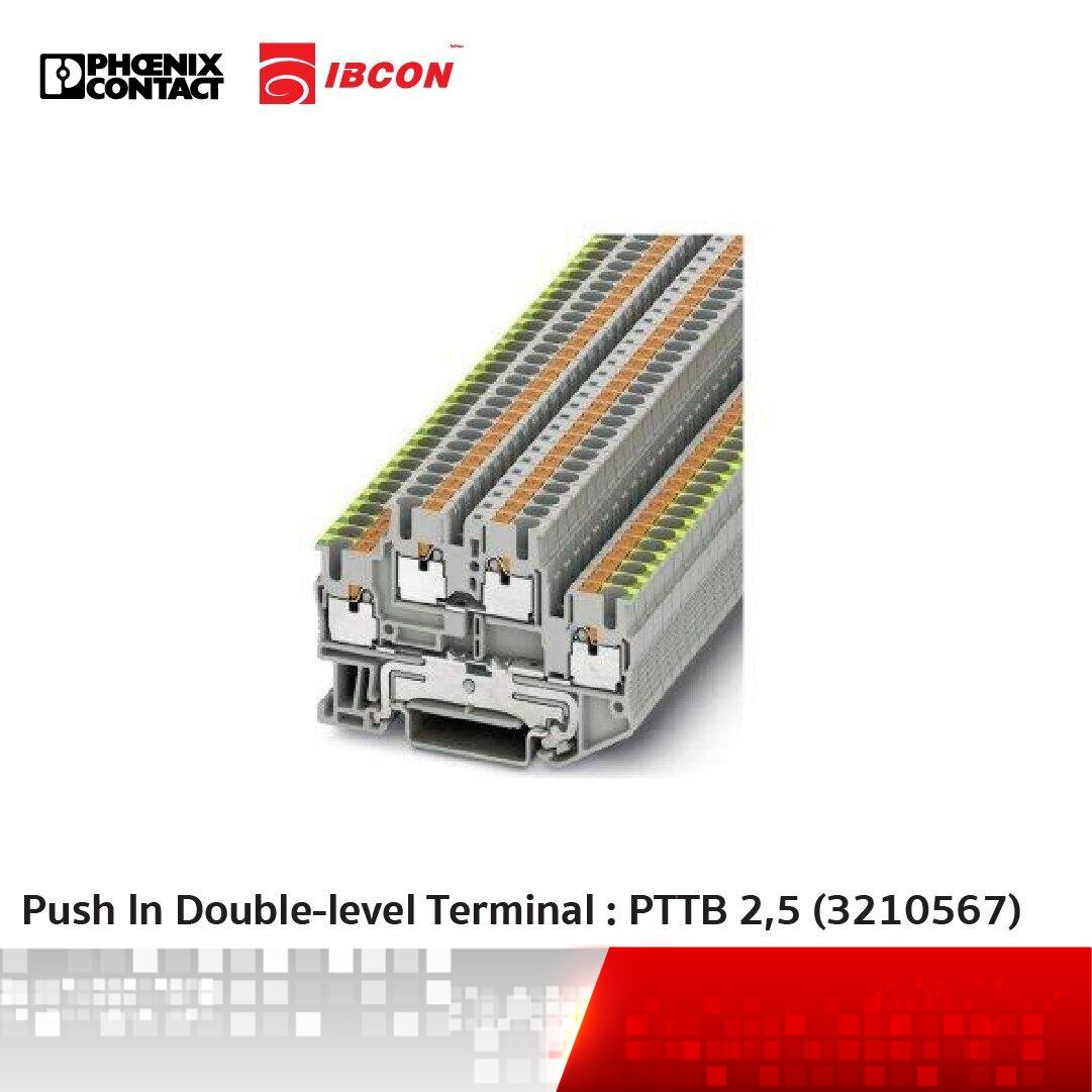 Push In Double-level Terminal : PTTB 2,5 (3210567) - IBCON
