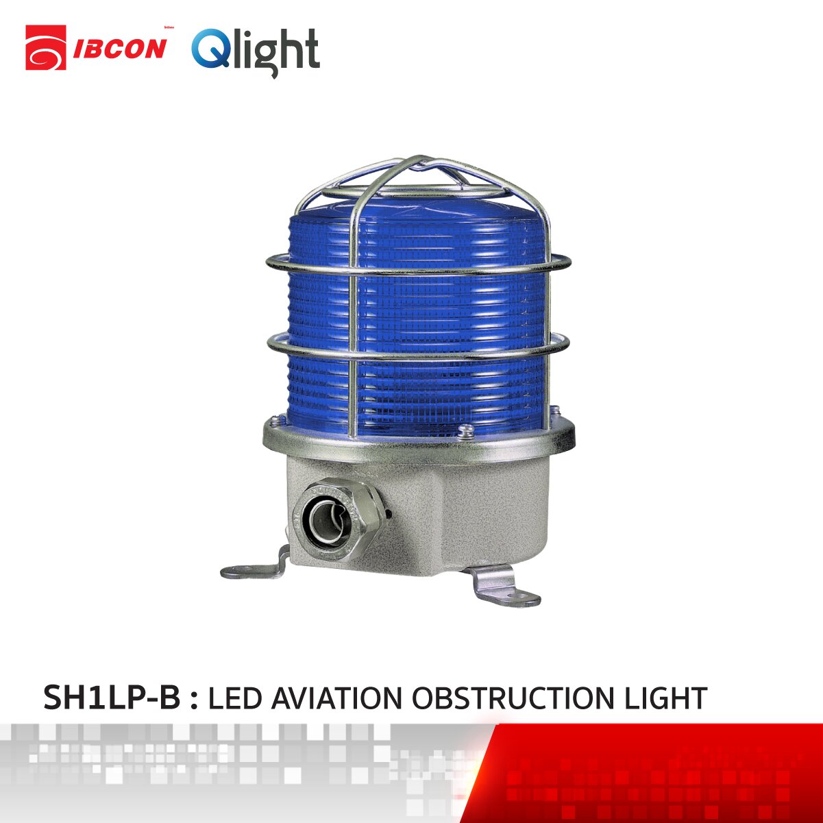[ SH1LP ] Ø125mm Heavy Duty Bulb Rotating Signal Beacons - IBCON