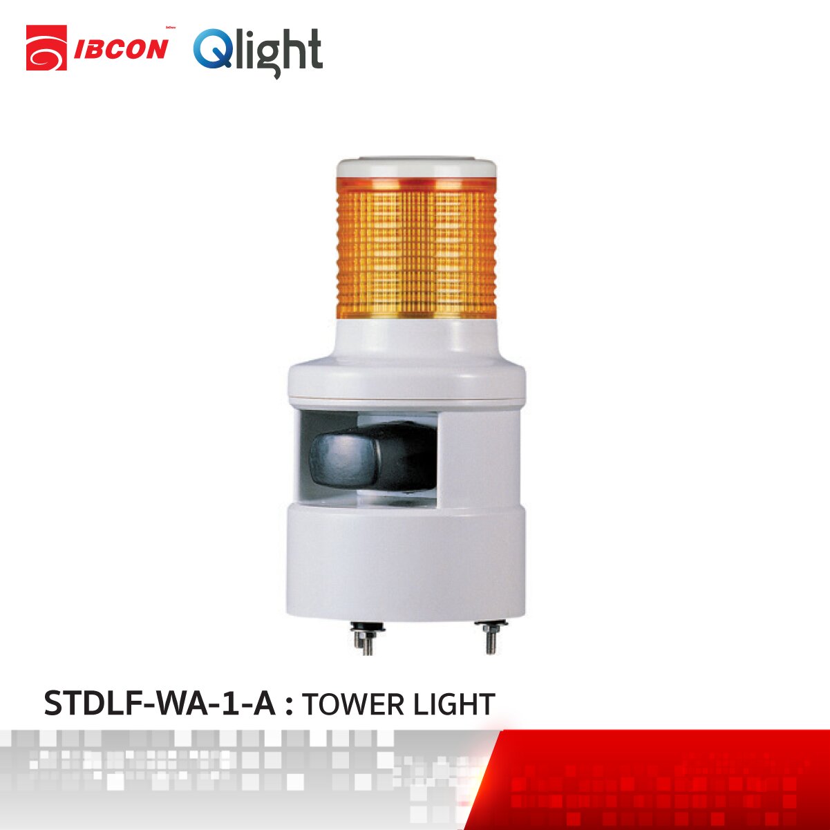 [ STDLF-WA ] LED Steady/Flashing Tower Light & Electric Horn - IBCON