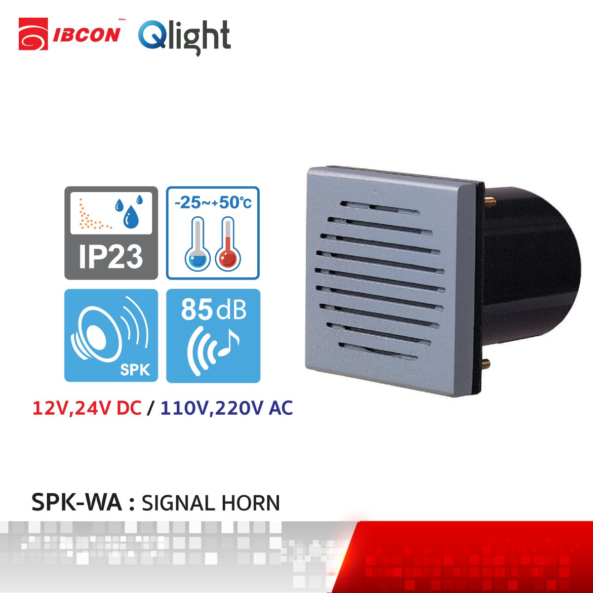 [ SPK ] Panel Mounted Speaker - IBCON