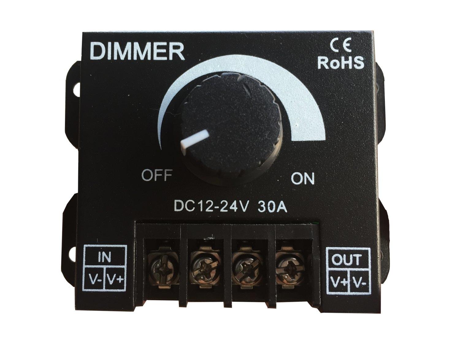 Dimmer Switch Brightness Controller สวิทซ์หรี่ไฟ สำหรับไฟเส้น LED Strip ...