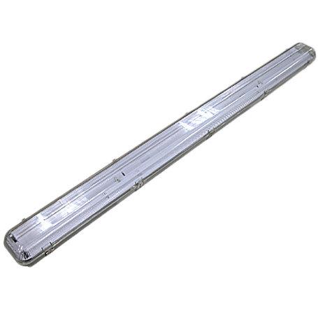 โคมกันน้ำกันฝุ่น 2x36W Waterproof Fluorescent คลิปล็อคสแตนเลส - PK LIGHT