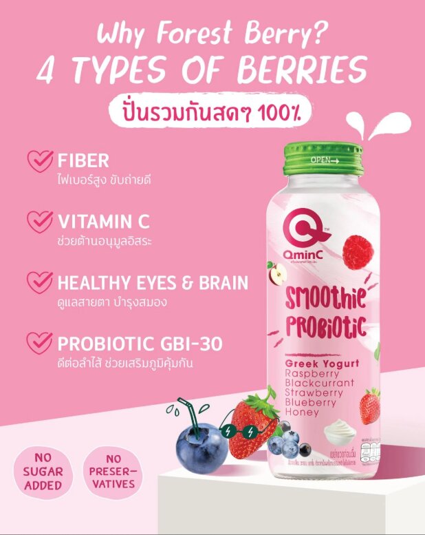 2ขวด QminC:Smoothie สมูทตี้ [Pre-Order 7-14 วัน] - Baimiang Healthy ...