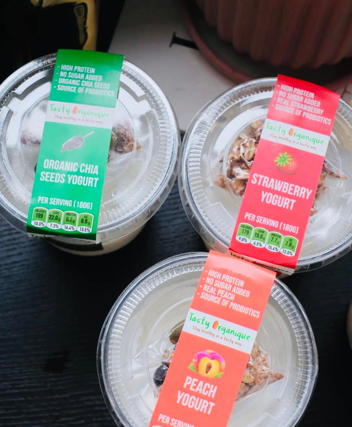 Tasty Organique Yogurt Organic Chia Seeds 180 g. (00444) - Baimiang Healthy Shop ใบเมี่ยง