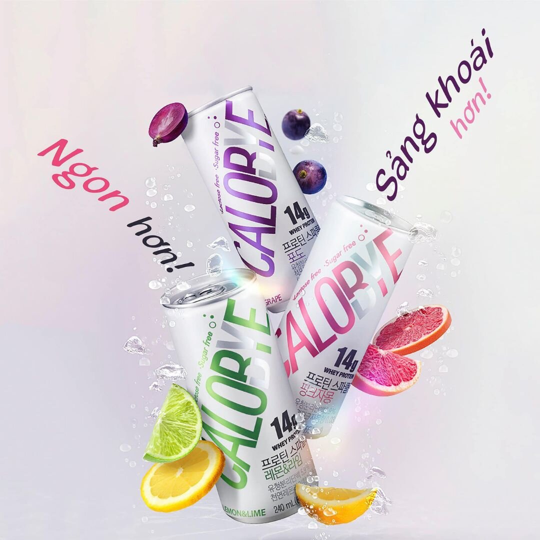 Calobye โปรตีน สปาร์คกลิ้ง พิงค์ เกรปฟรุต ขนาด 240 ml. (04894 ...