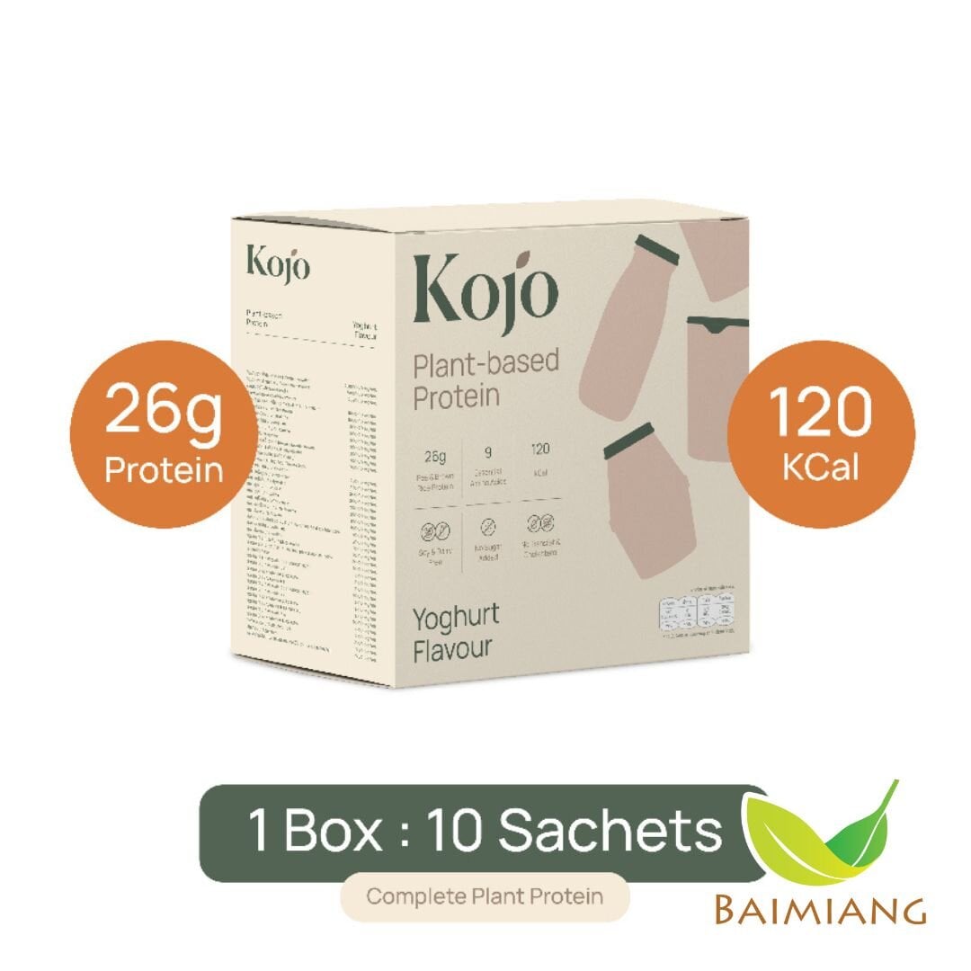 KOJO โปรตีนจากพืช รสโยเกิร์ต ขนาด 350 g.(04459) - Baimiang Healthy Shop ...