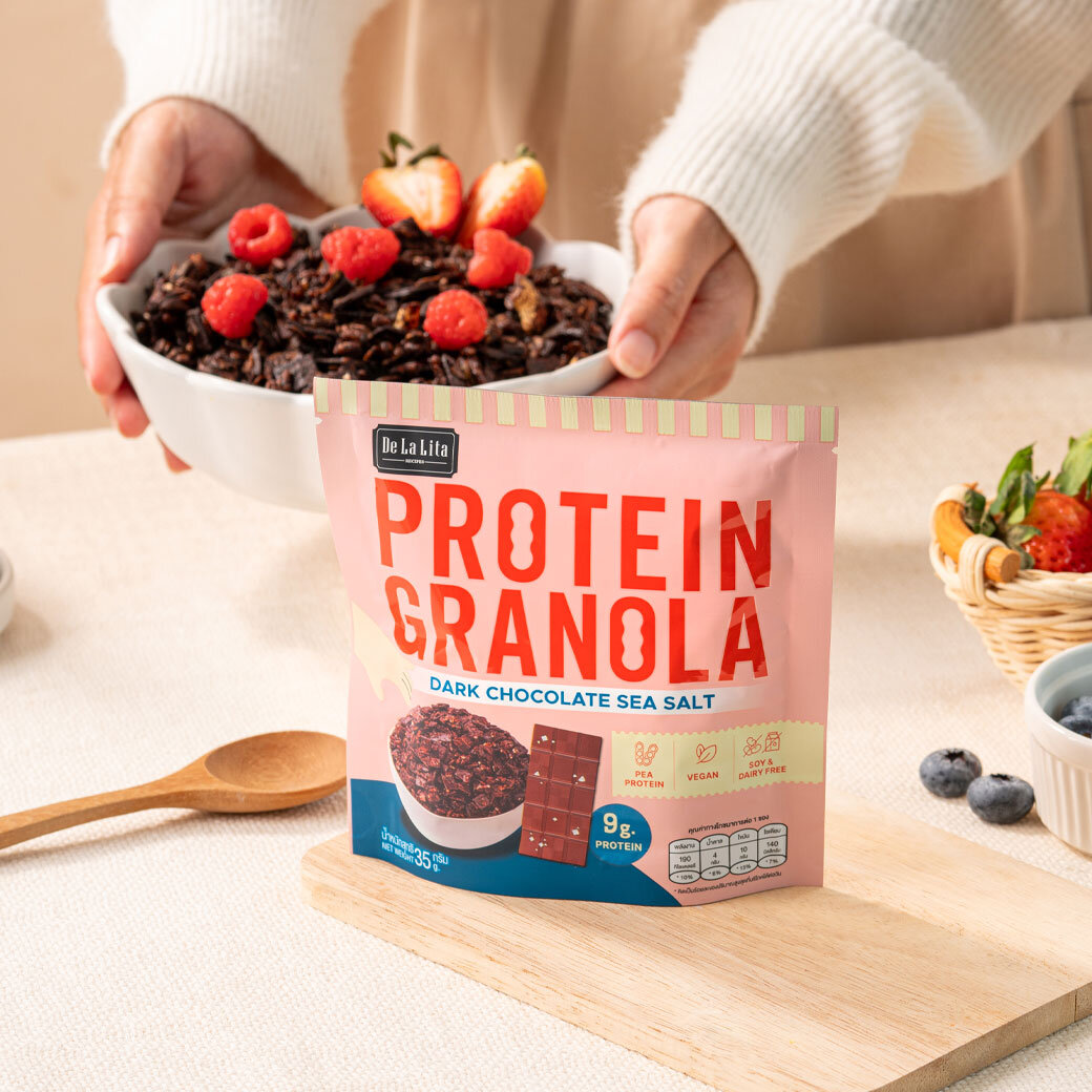 De La Lita ซีเรียลธัญพืชโปรตีน - Baimiang Healthy Shop ใบเมี่ยง