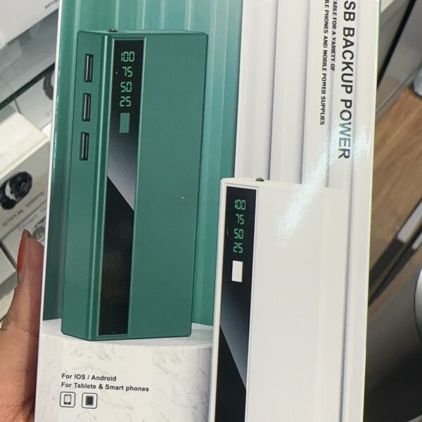 แบตสำรอง Power Bank 90000 mAh 3 ช่อง USB มีจอแสดงแบต - myhappyphones