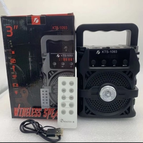 ลดล้างสต๊อก ลำโพงบลูทูธ KTS-1093 เสียงดี พกพาสะดวก Bluetooth Speaker - myhappyphones