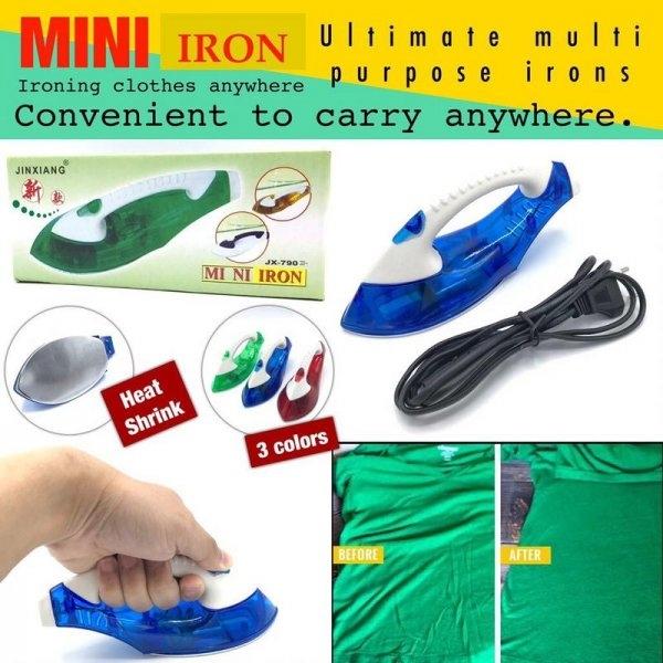 Mini iron เตารีดพกพา ใช้ได้ทุกสถานที่ - myhappyphones