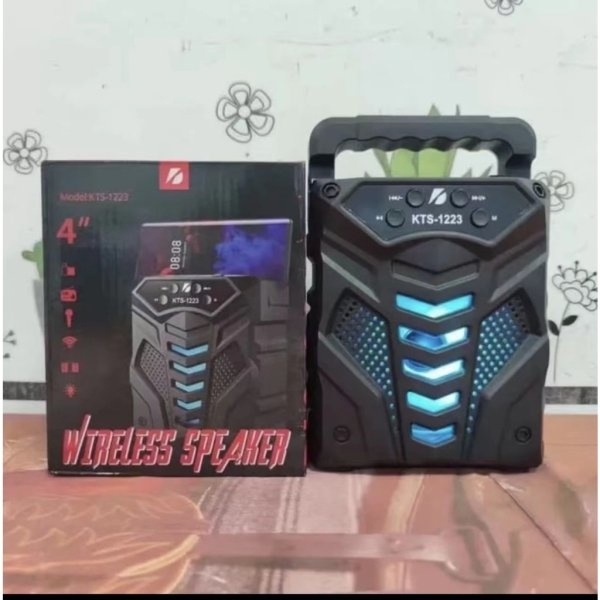 ลดล้างสต๊อก ลำโพงบลูทูธ KTS-1223 เสียงดี พกพาสะดวก Bluetooth Speaker - myhappyphones