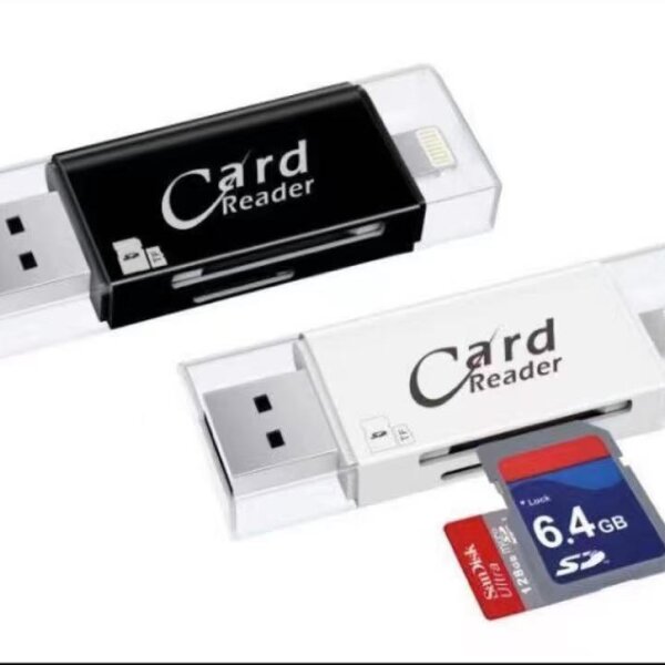 2-In-1 OTG idragon Card Reader Mini USB 2.0 TF SD Card + micro SD card ...