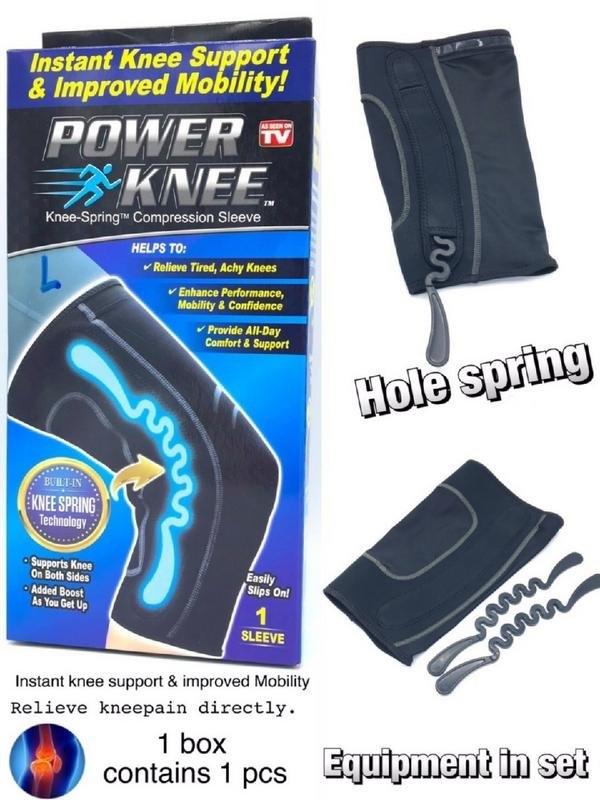 Knee Spring Support ที่พยุงหัวเข่าเสริมพลังสปริง แก้ปวด ลดปวดอักเสบ ...